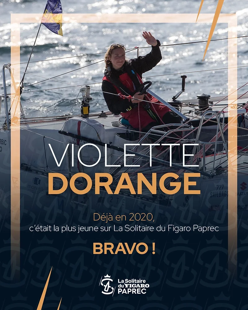 Violette Dorange, une navigatrice d'exception entre La Solitaire du ...