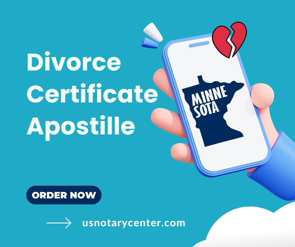 Minnesota Divorce Certificate Apostille Process