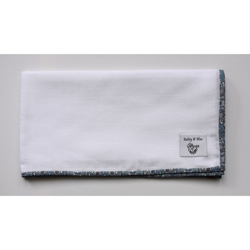 Strawberry Thief - Lavender Blue Liberty Muslin | Bailey & Blue