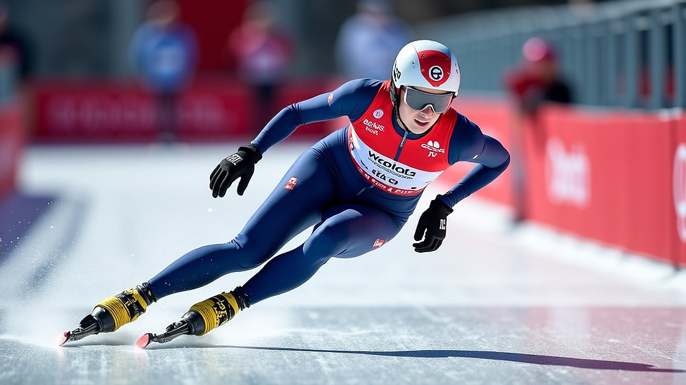 Hanne Desmet au pied du podium à Montréal