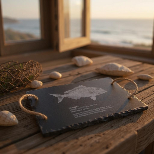 Snapper Slate Serving Board (with Handles) | Tui Grove