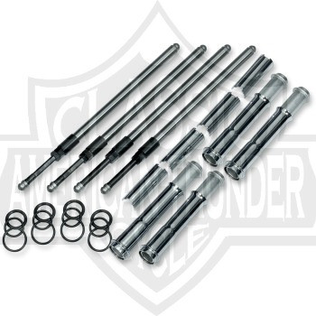 S&S M8 Quickee Pushrod Kit with Chrome Covers | ClassicAmericanThund