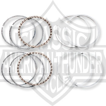 HASTINGS EVO Piston Rings, 80" +.010 Bore, HD 21942-83 ...