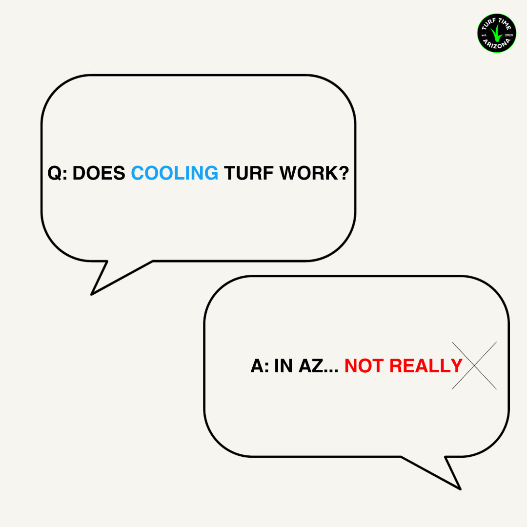 DOES "COOLING" TURF WORK?