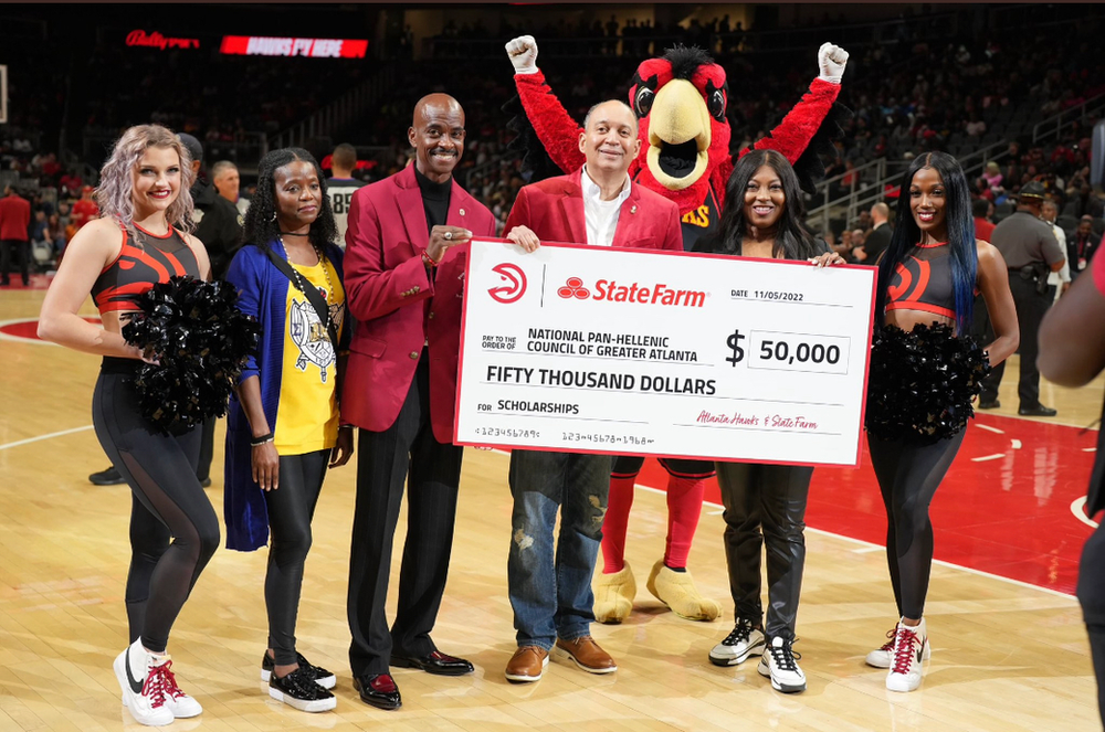 The Atlanta Hawks Honor HBCU Fraternities and Sororities with their ...
