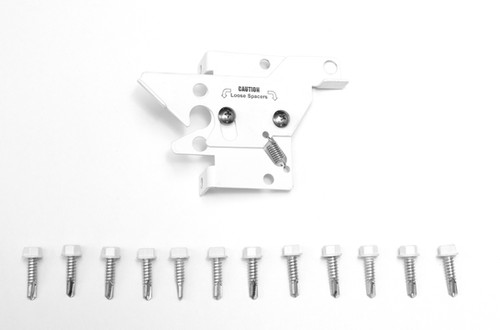 Compact Gate Latch - White | Gate Hardware | DIY & Commercial