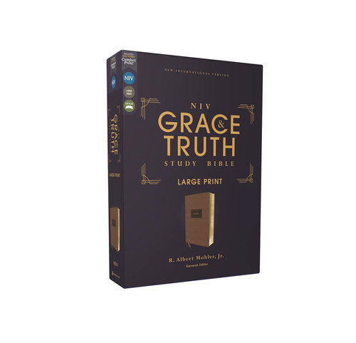 NIV STUDY BIBLE: Grace and Truth Large-Print Study Bible, Comfort Print ...