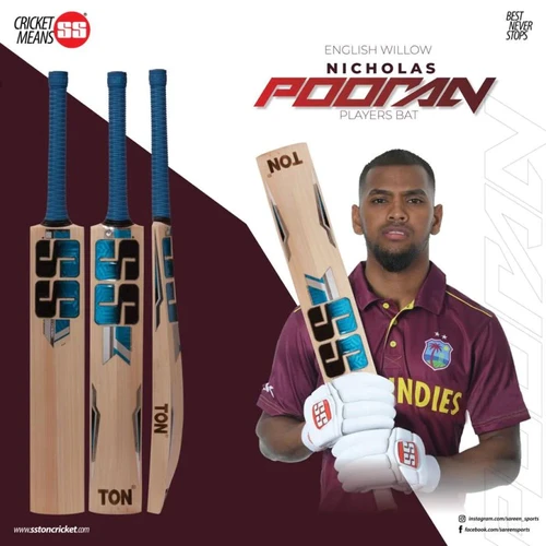 SS Players Edition Bat- Nicholas Pooran | Cricket Hub USA