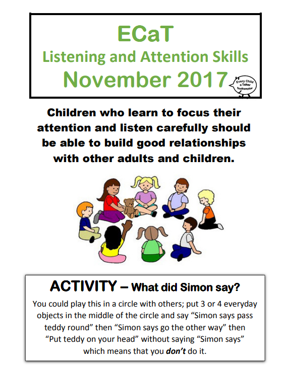 EVERY CHILD A TALKER (ECAT) | olive