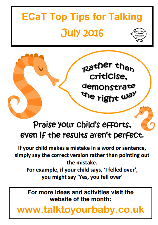 EVERY CHILD A TALKER (ECAT) | olive