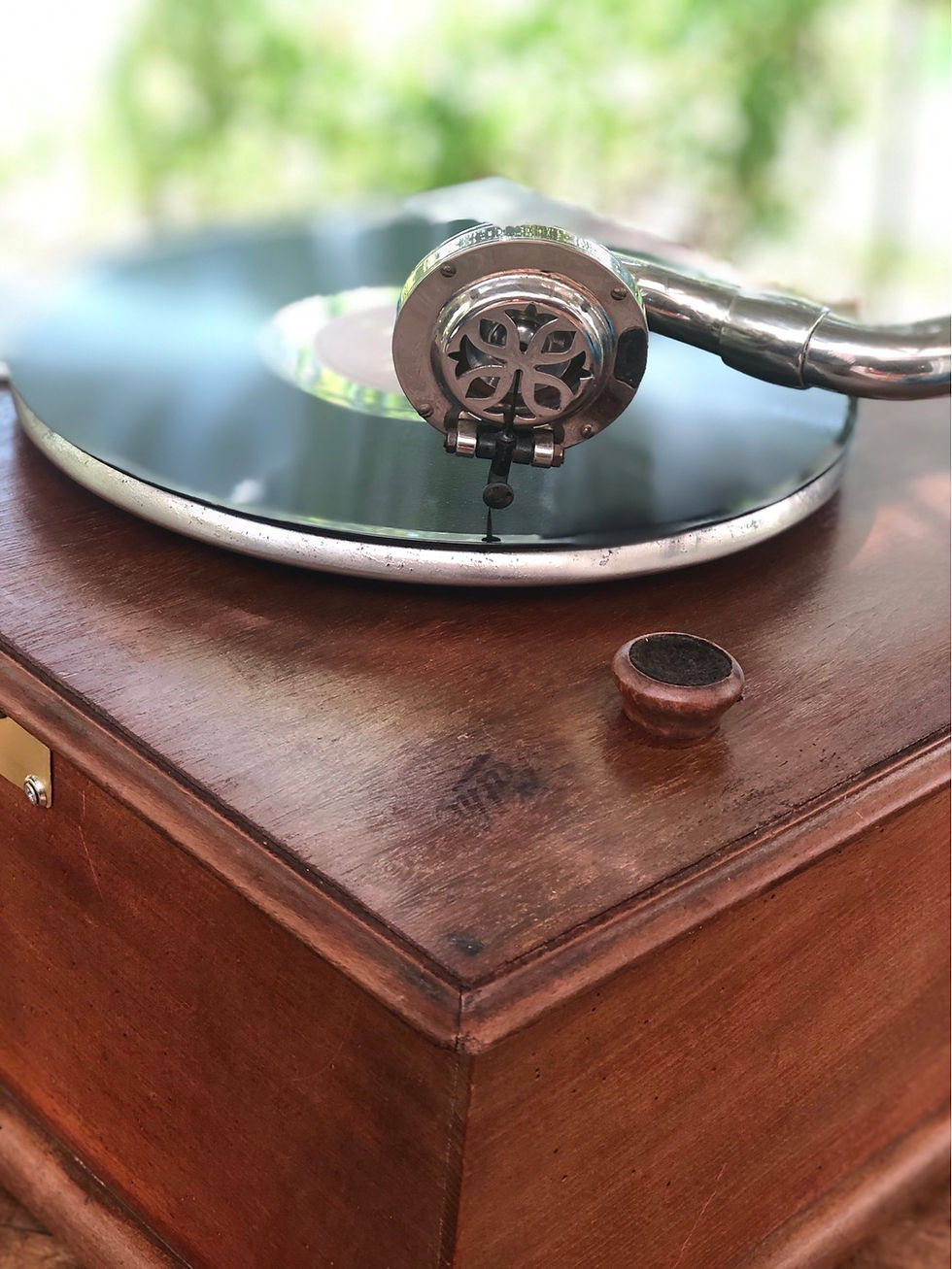 Gramophone Pathe de salon | antique-shop