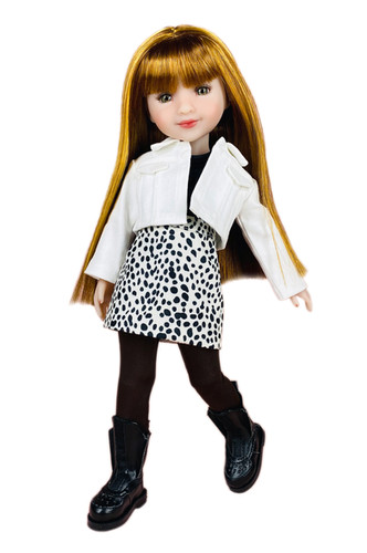 Seeing Spots Ruby Red Fashion Friends OUTFIT | Little Miss Shai