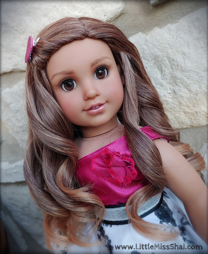 Gianna OOAK American Girl Artist Painted 18 Inch Doll | Little Miss Shai
