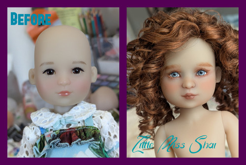Esther OOAK Custom Siblies Ten Ping Artist Doll | Little Miss Shai