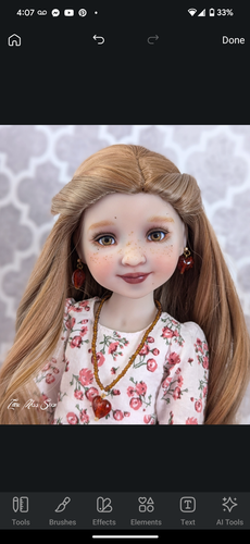 Isadora Ruby Red Fashion Friends Custom OOAK Artist Doll Dianna Effner ...