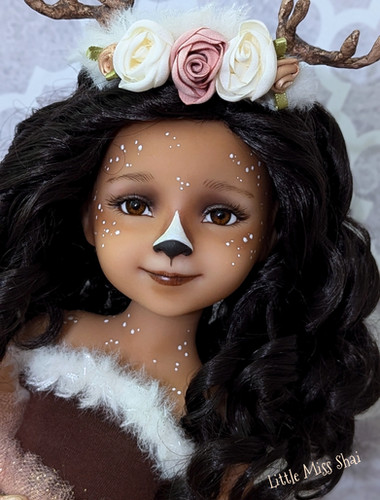 Doralea Deer Fantasy Ruby Red Fashion Friends Artist Doll OOAK | Little ...