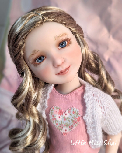 Meela Ruby Red Fashion Friends Artist Doll OOAK | Little Miss Shai