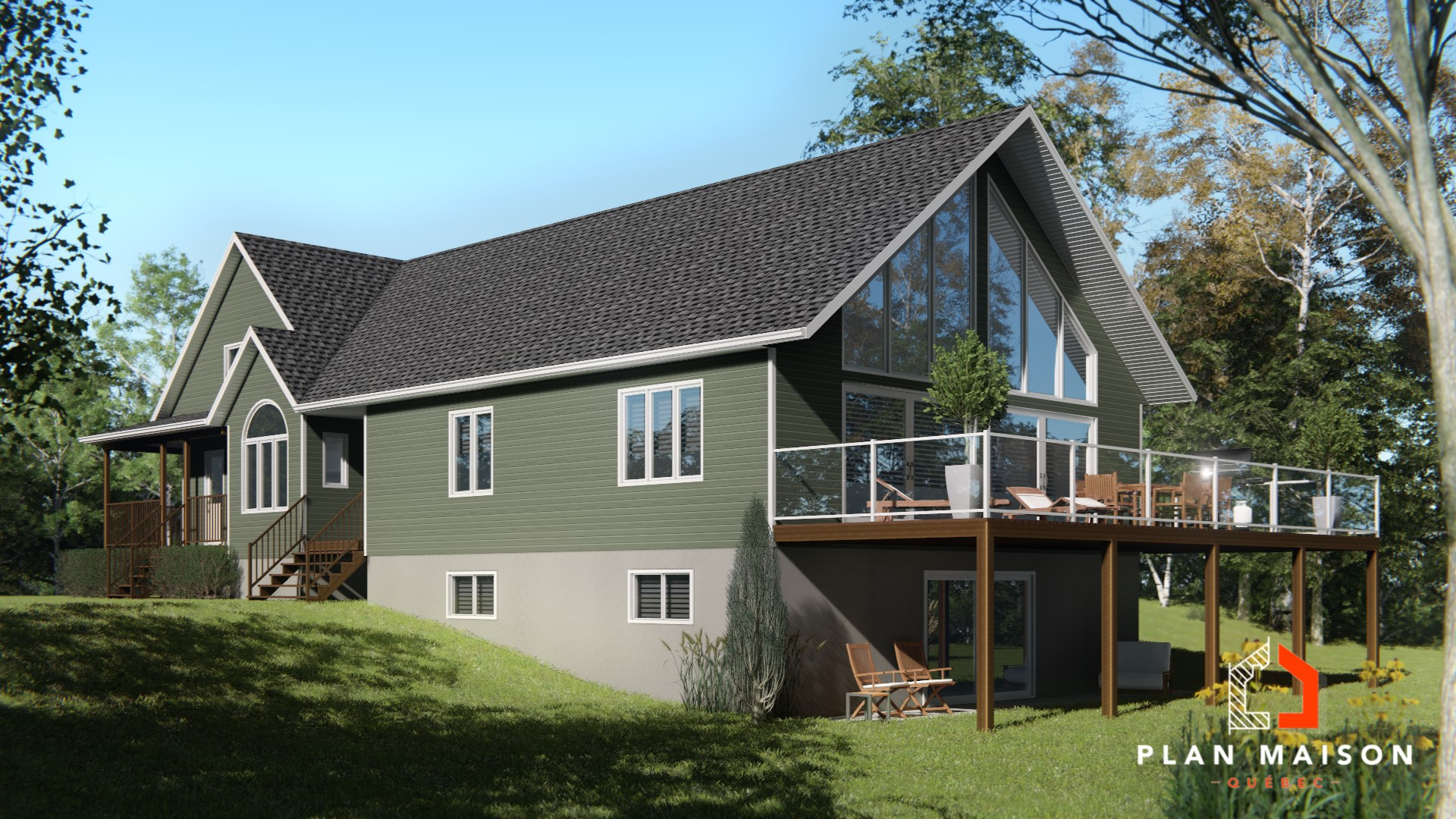 Annexe en bois pour une maison | Plan Maison Québec