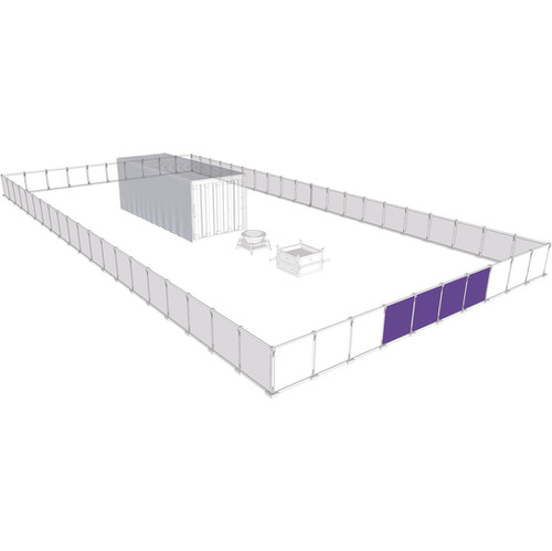 Tabernacle Courtyard Fence Scale Model - 1:40 Scale | Ancientbiblemodels