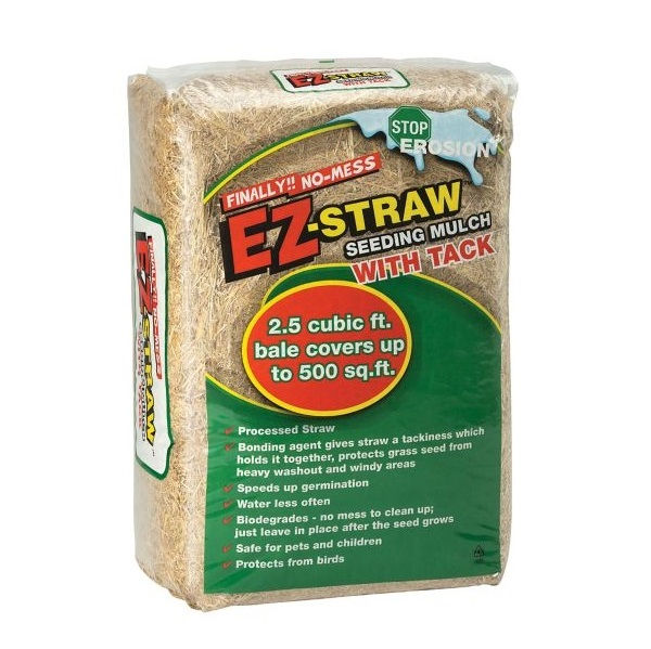 EZ-Straw Seeding Mulch w/Tackifier 2.5 Bale | Greenfield Supplies