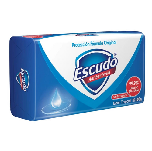 Jabón en barra Escudo Antibacterial Blanco 150g | My Site 1