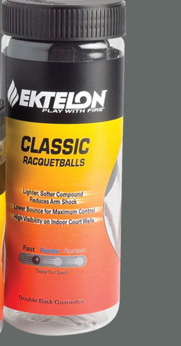 Ektelon Classic Racquetballs - 3 Ball Can | eastwestsports