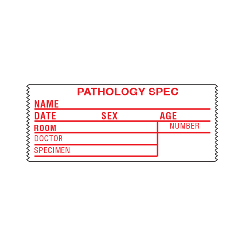 INFORMATION TAPE LABELS FOR PATHOLOGY SPECIMEN COLLECTION | Scientific ...