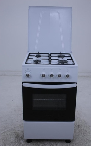Fiesta- Oven 50Cm 4 Gas Burners , Full Gas, Metal Lid. Model FF4402MXZW ...