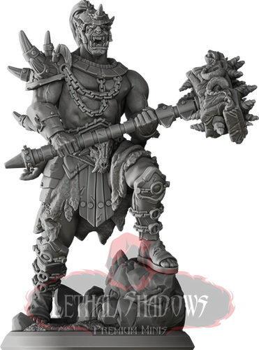 Half-Orc Barbarian | Lethal Shadows