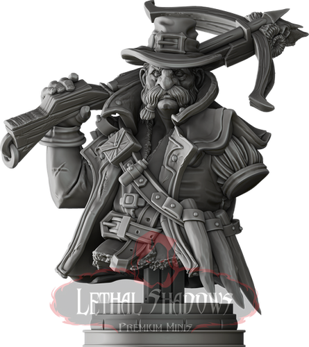 Dwarven Creature Hunter (Bust) | Lethal Shadows