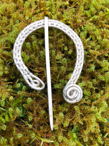 Pictish (or Viking) Snake Pin | Skye Seaglass