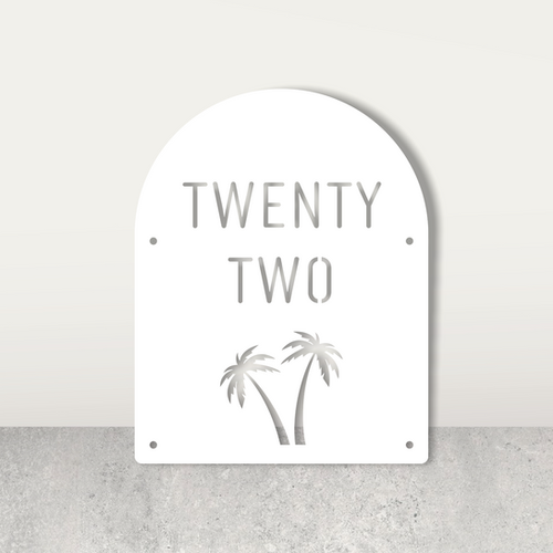 LARGE ARCH HOUSE NUMBER | OceanBlue Living