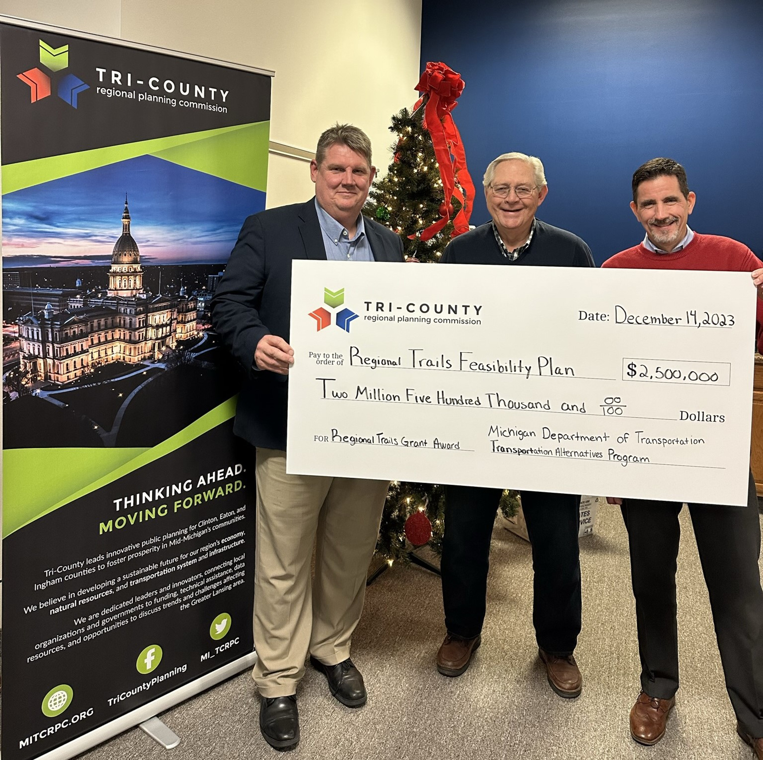 Tri-County Announces $2.5 Million Trails Pilot Project