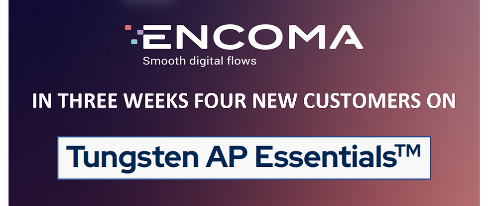 TUNGSTEN AP ESSENTIALS ARE UP AND RUNNING AT FOUR NEW DANISH COMPANIES ...