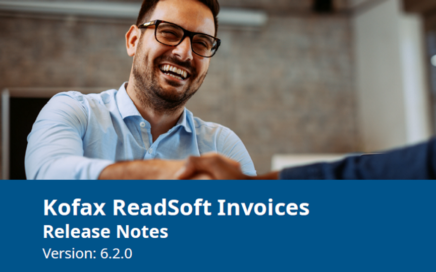NEW KOFAX READSOFT INVOICES RELEASE 6.2