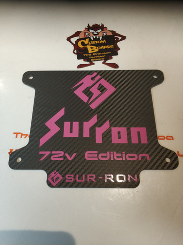 Sur-Ron Number Board Pink Decals | My Site