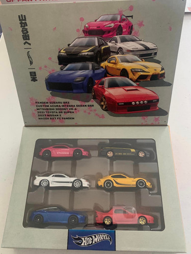 HotWheels basic Japanese 6 Car box set | SouthwestDiecast