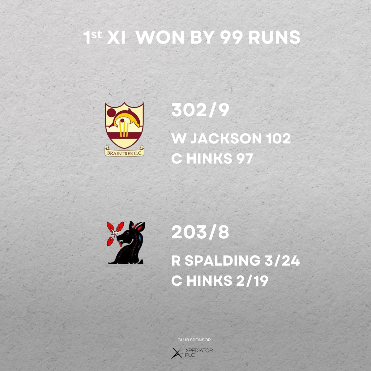 1st XI v Haverhill (H)