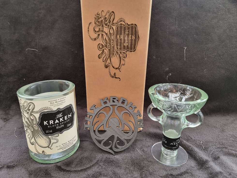 Kraken upcycled glass box sets | Lead DIY Shop