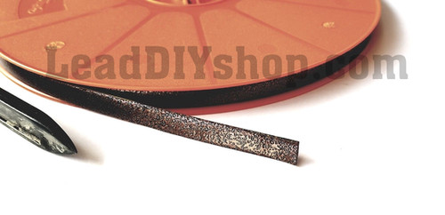 Antique Copper self adhesive lead strip window lead | Lead DIY Shop