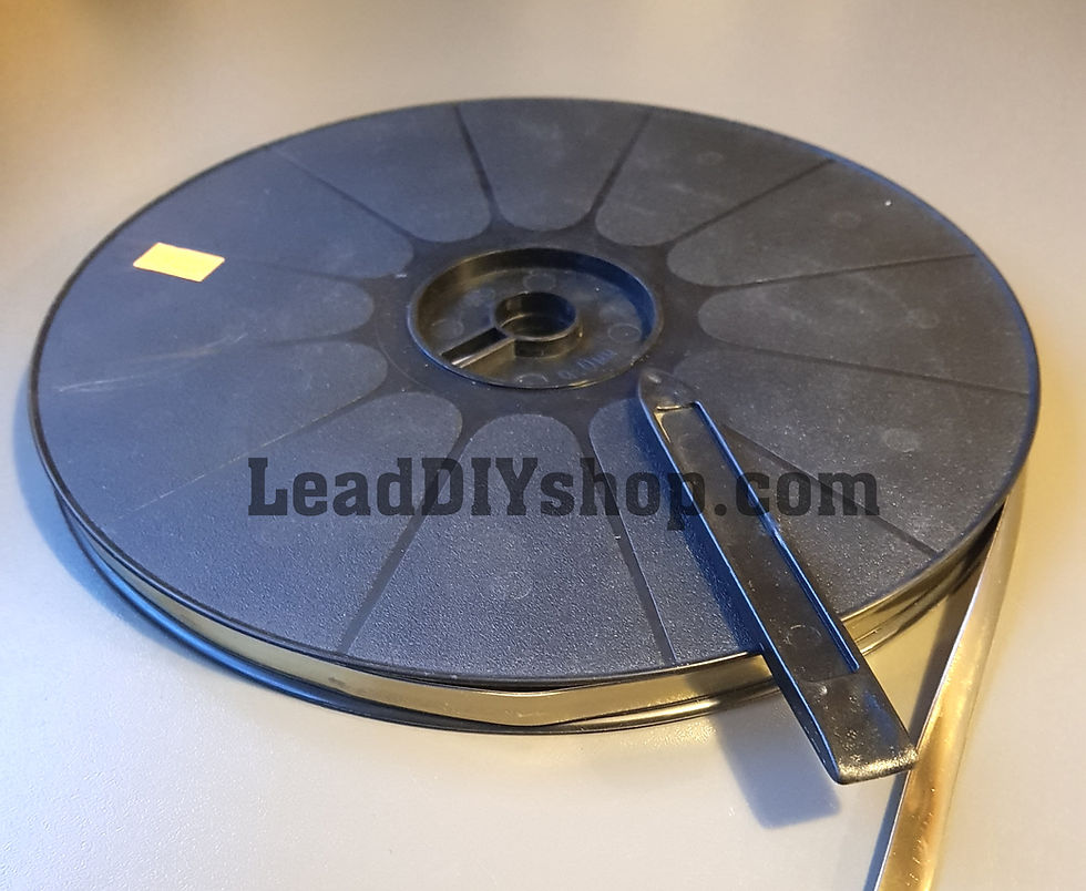 Brass self adhesive lead strip window lead | Lead DIY Shop
