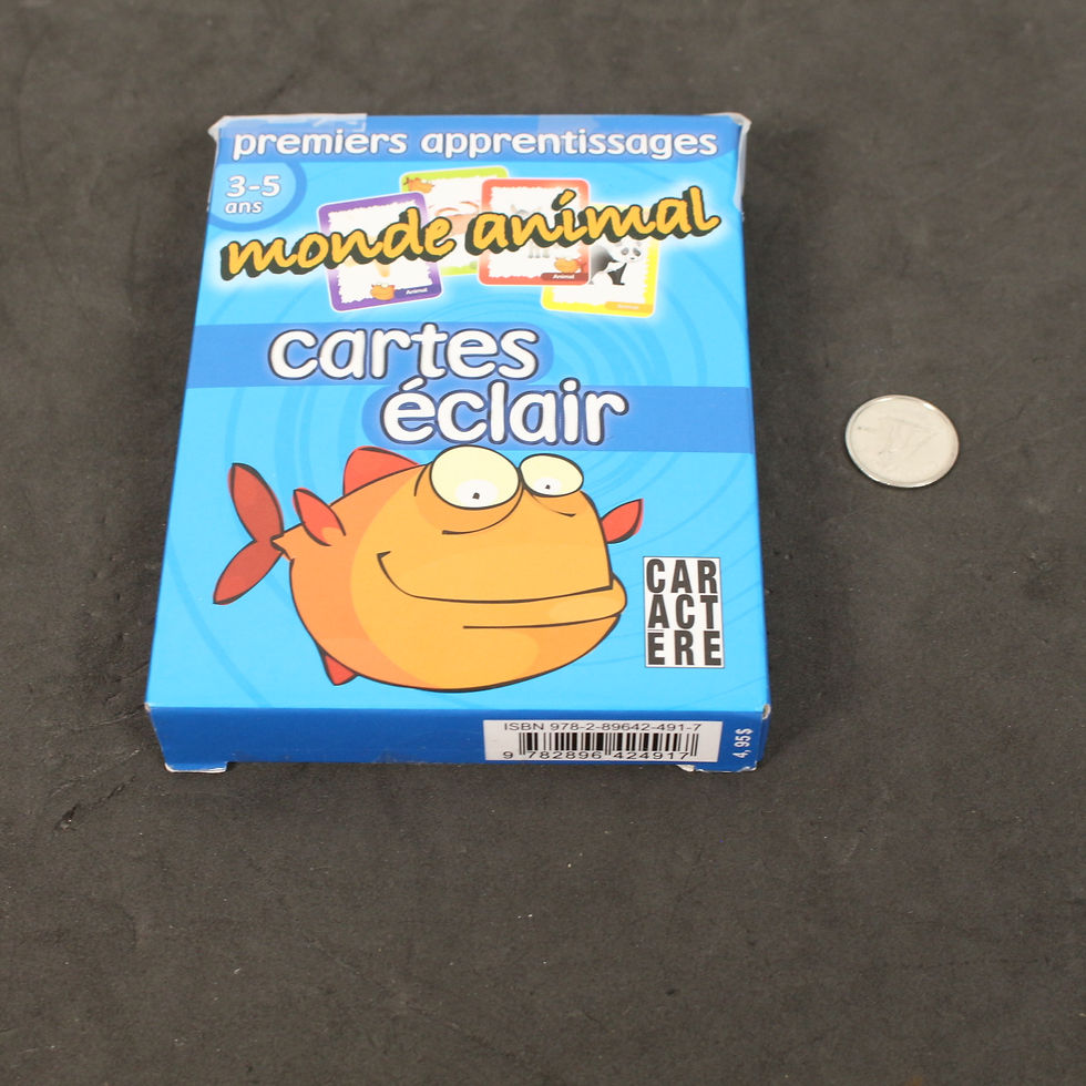 Cartes-éclair - Monde animal - 3-5 ans | Noschoses