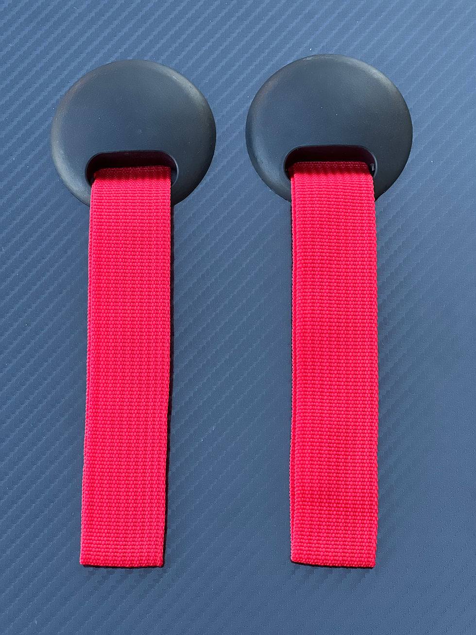 Light weight door handle straps - Red