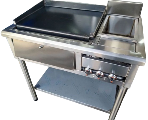 Plancha con freidora Acero 304 | EQUIPOX