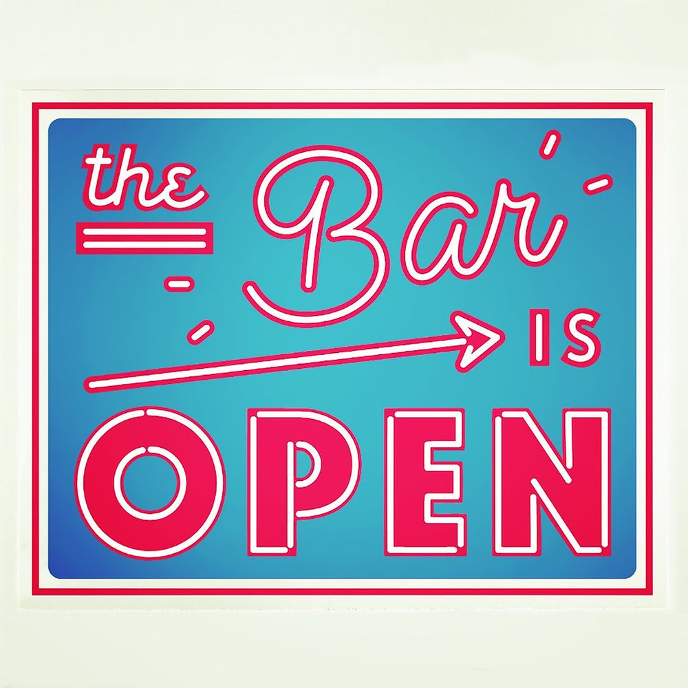 The Bar is Open!