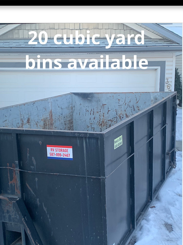 Rent a dumpster waste bin in Calgary / Get a bin dumpster 403-680-2467