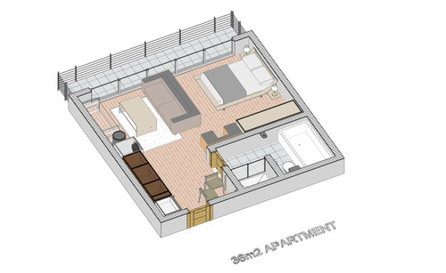 36m2 Apartment Template Library | The_Revit_Network