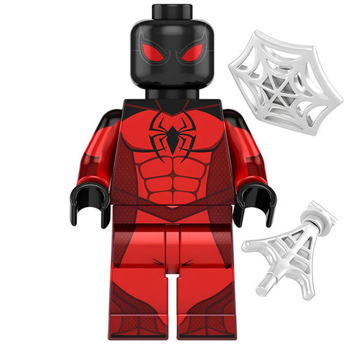 Scarlet Spider (Kaine Parker) Minifigure | BLOCKHEADSHOP