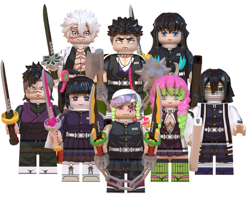 Demon Slayer 8 Minifigure Set