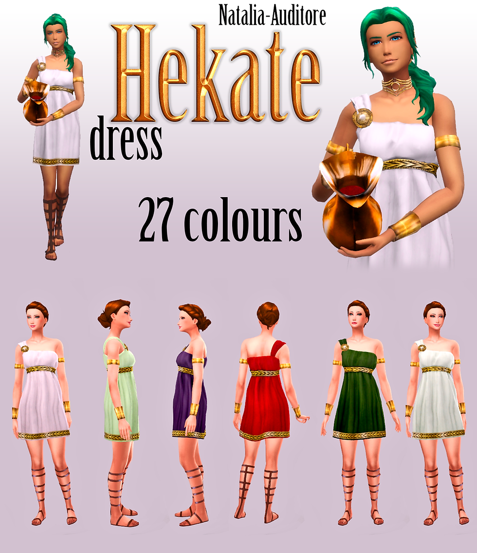 Hekate Dress 2 versions